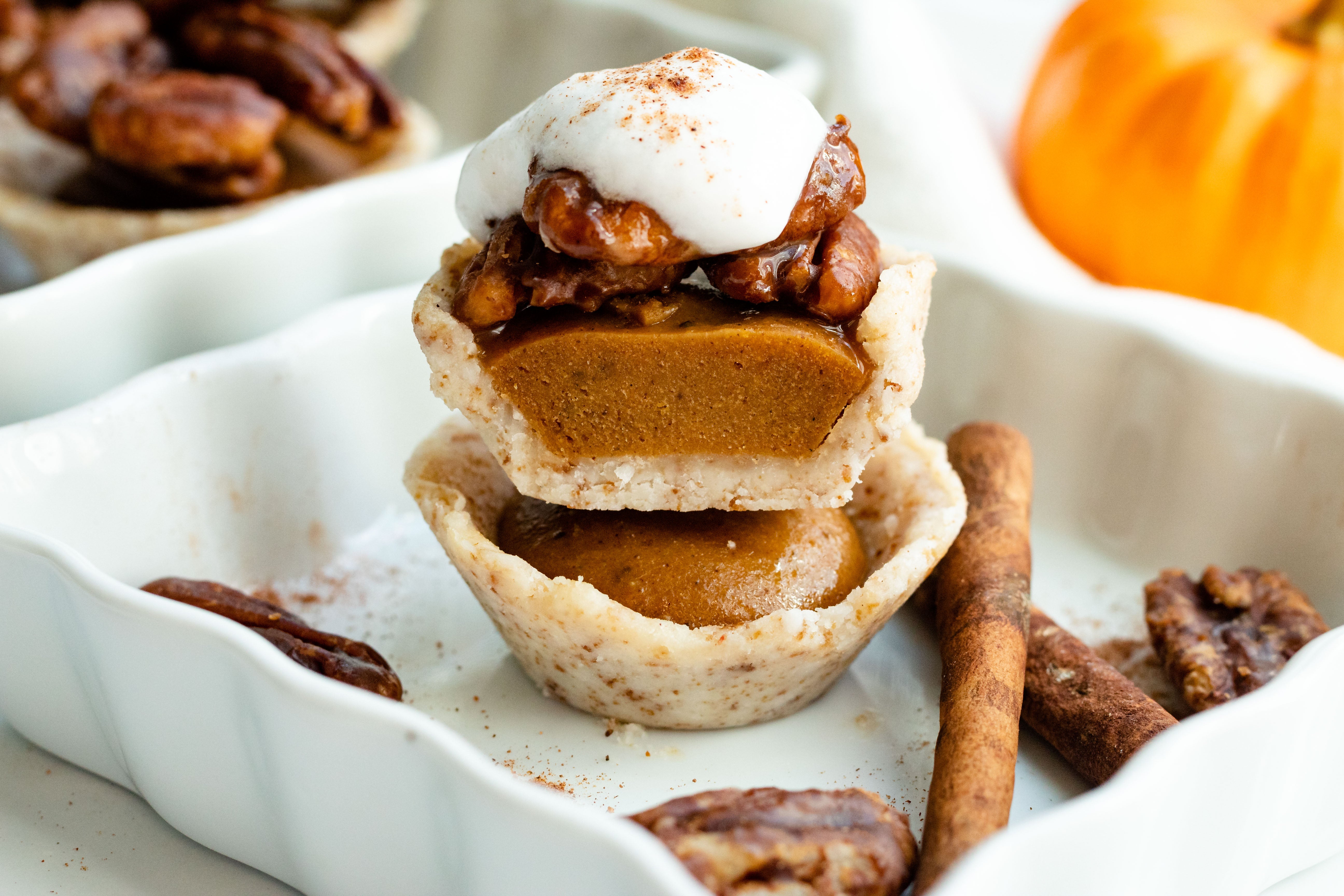 Mini Sweet Potato Pecan Pie Recipe - Hail Merry – Hail Merry Snacks
